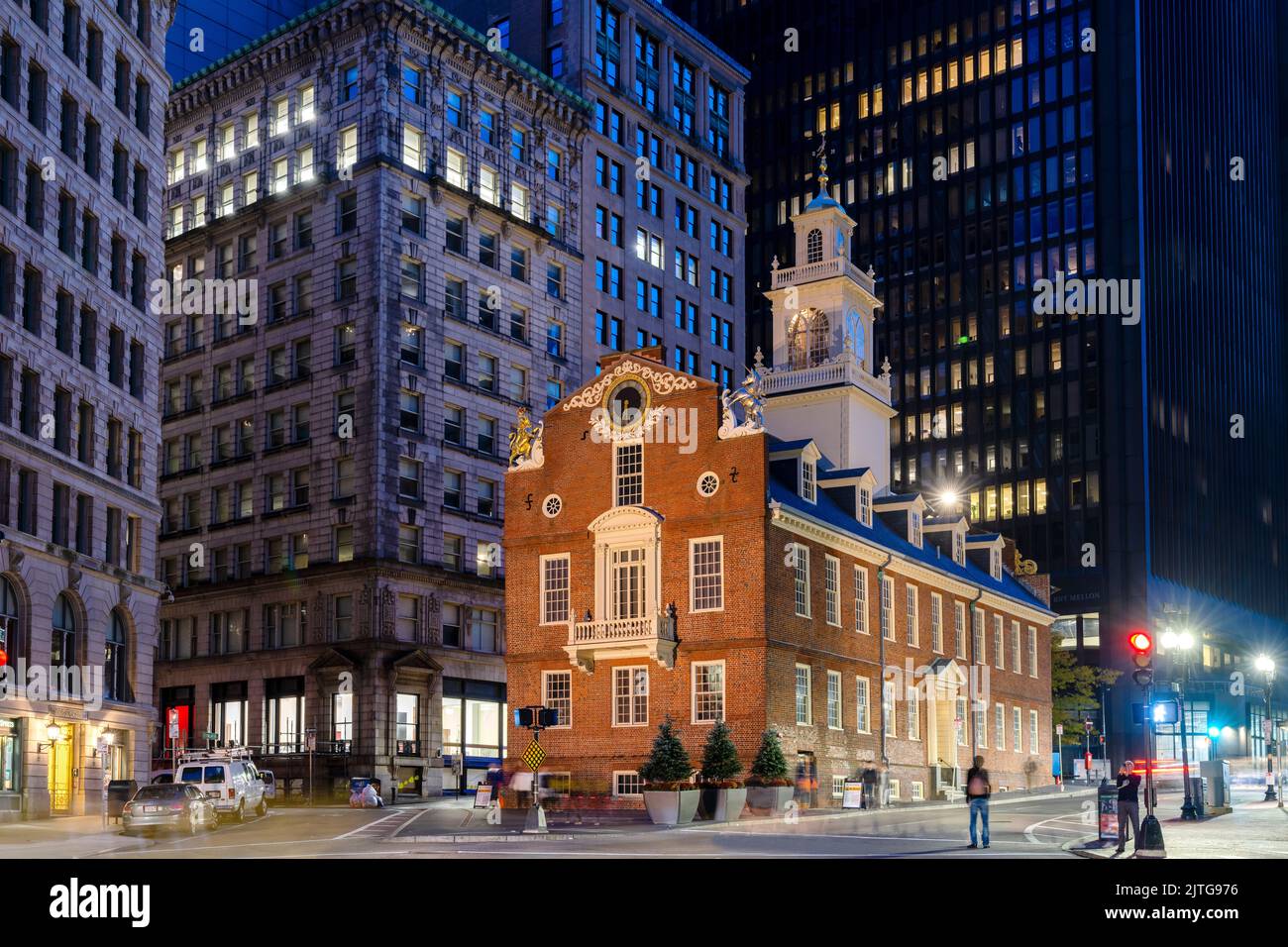 Boston downtown financial district hi-res stock photography and images ...