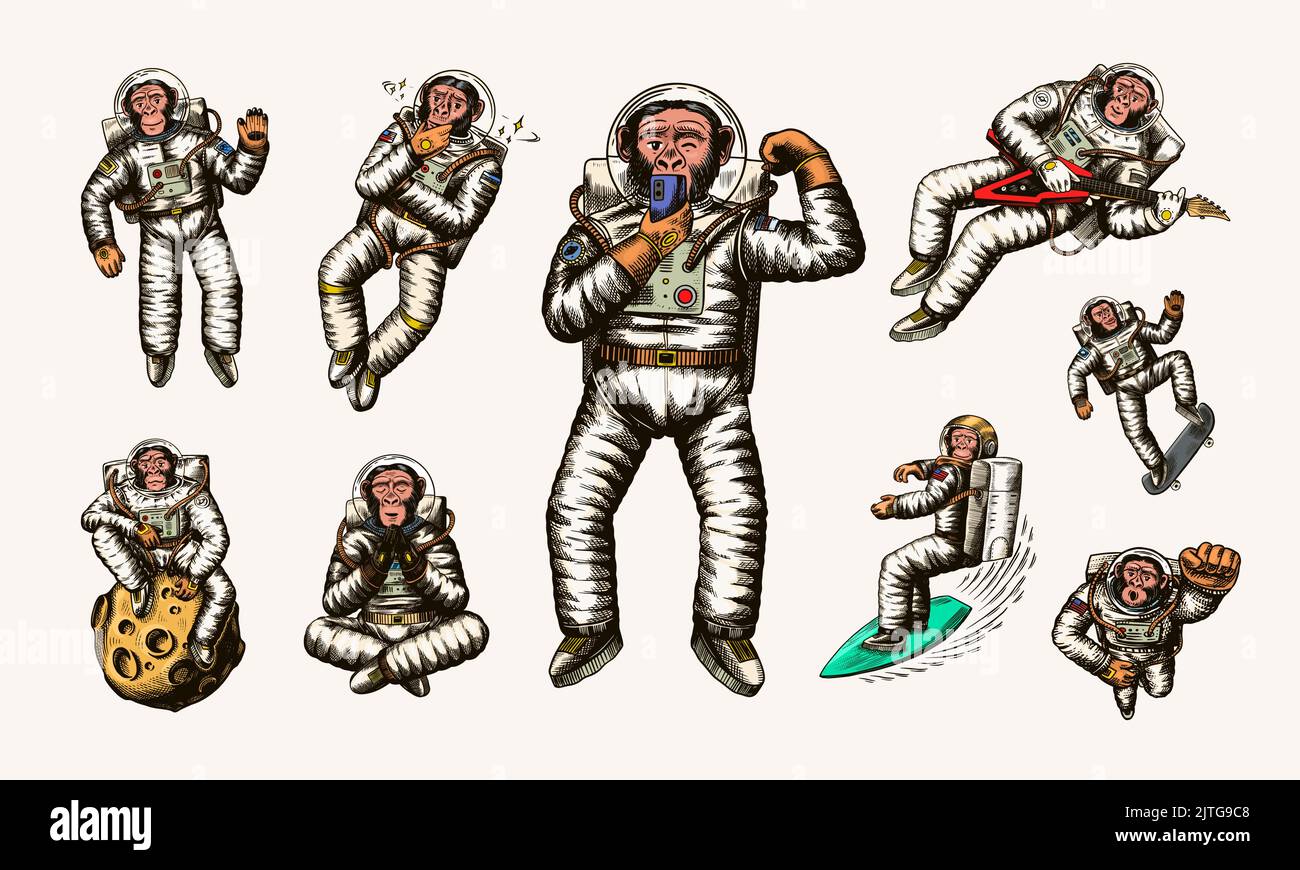 Silly Monkey Astronauts