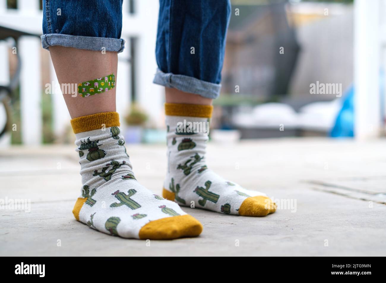 Leg plaster funny hi-res stock photography and images - Alamy