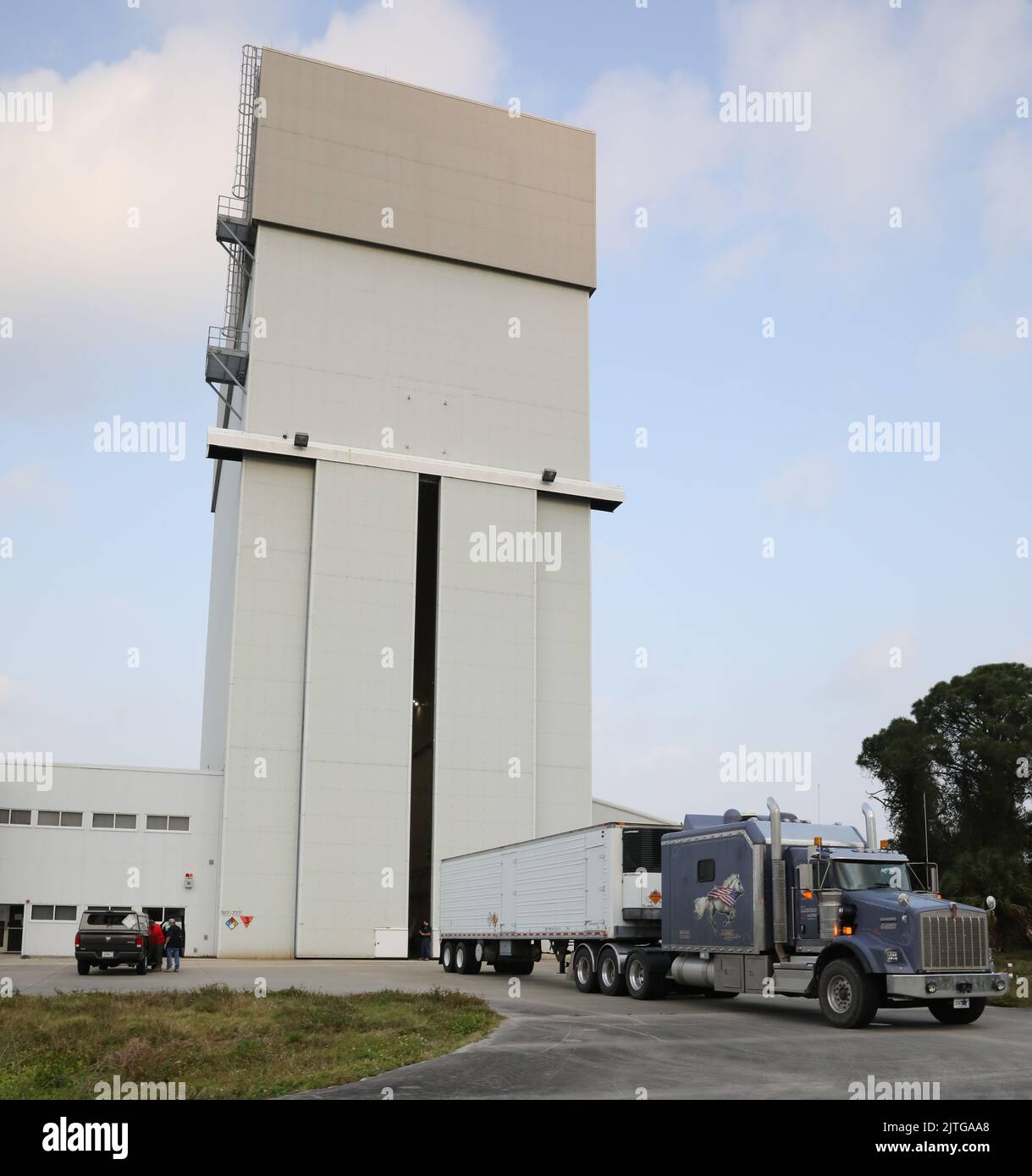 KSC, Florida, USA. 13th Apr, 2020. The launch abort motor for Orions ...