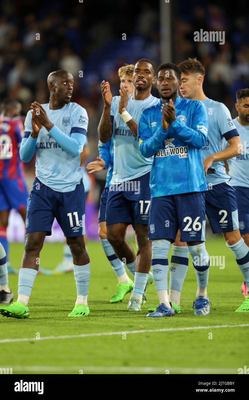 30th August 2022; Selhurst Park, Crystal Palace, London, England ...