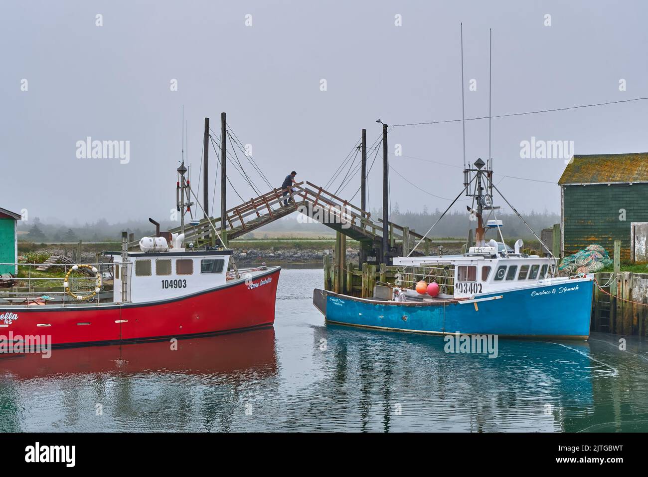 Purported to be the world's smalles functional drawbridge the Sandford ...