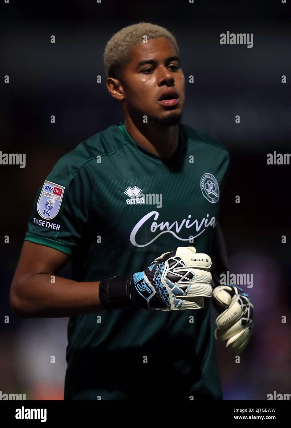 Queens Park Rangers goalkeeper Seny Dieng during the Sky Bet ...