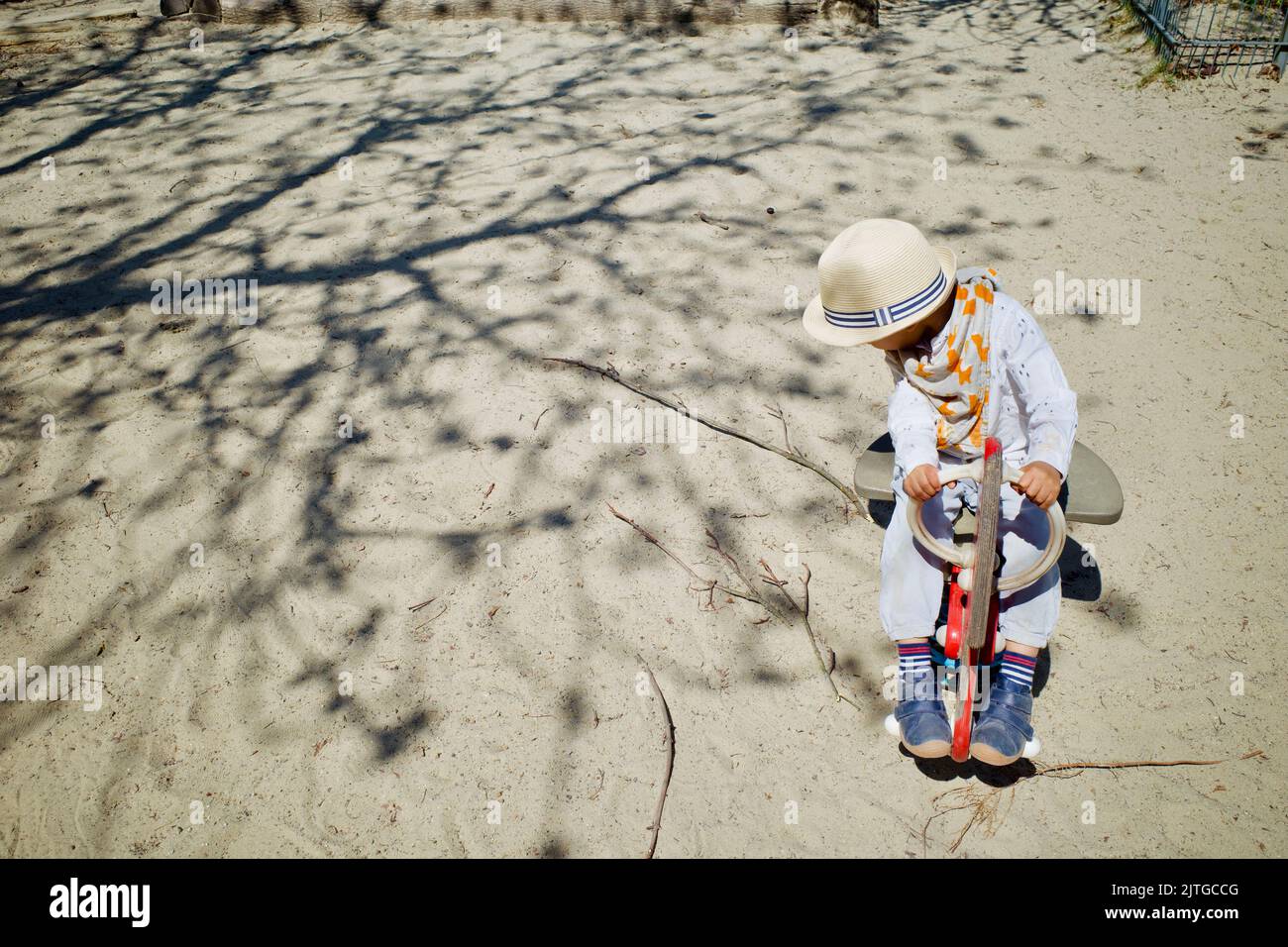 Child fall playground hi-res stock photography and images - Alamy