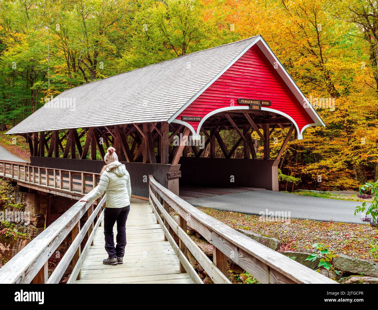 Franconia Notch State Park, White Mountains, New Hampshire, New England ...