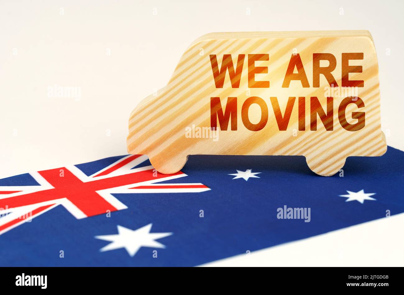 The concept of cargo transportation and logistics. On the flag of ...