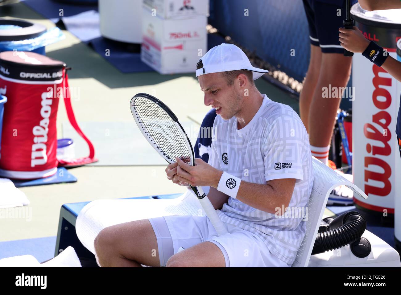 NEW YORK, NY - AUGUST 30: Tallon Griekspoor of the Netherlands during ...