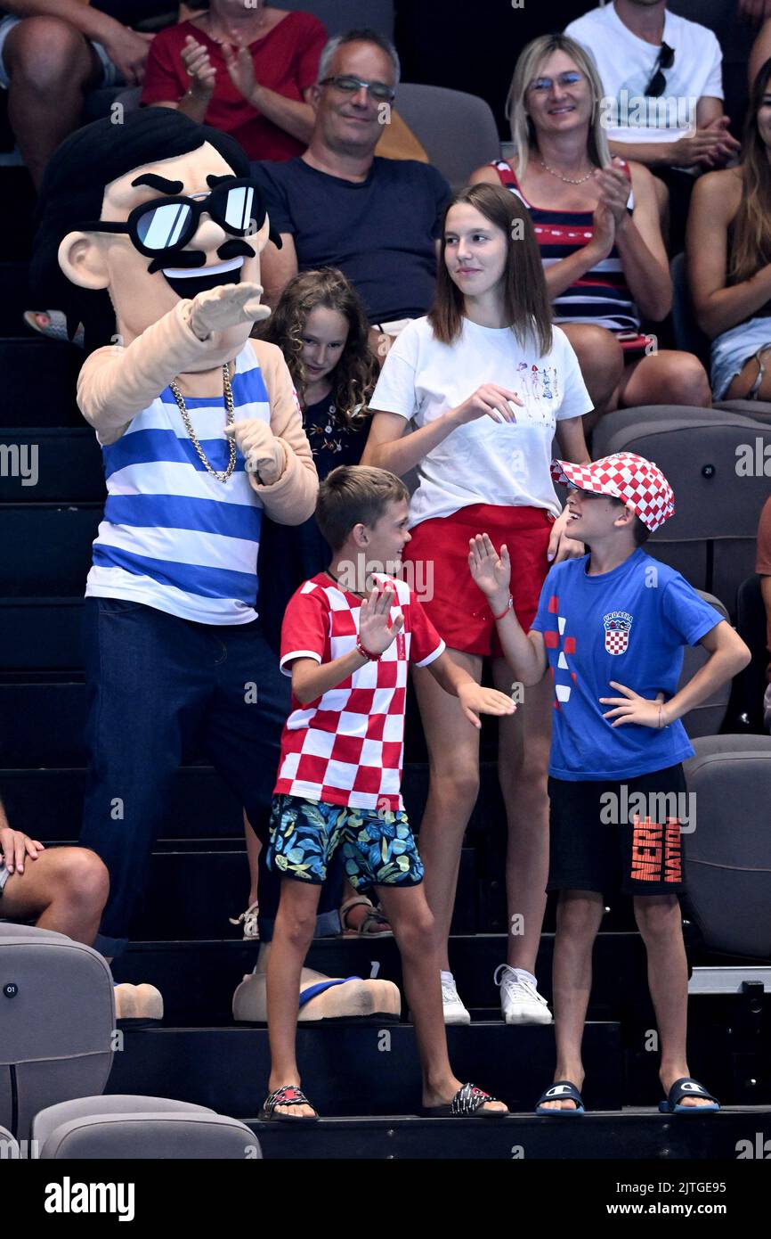 SPLIT, CROATIA - AUGUST 30: Mascot of the 2022 European Championship ...