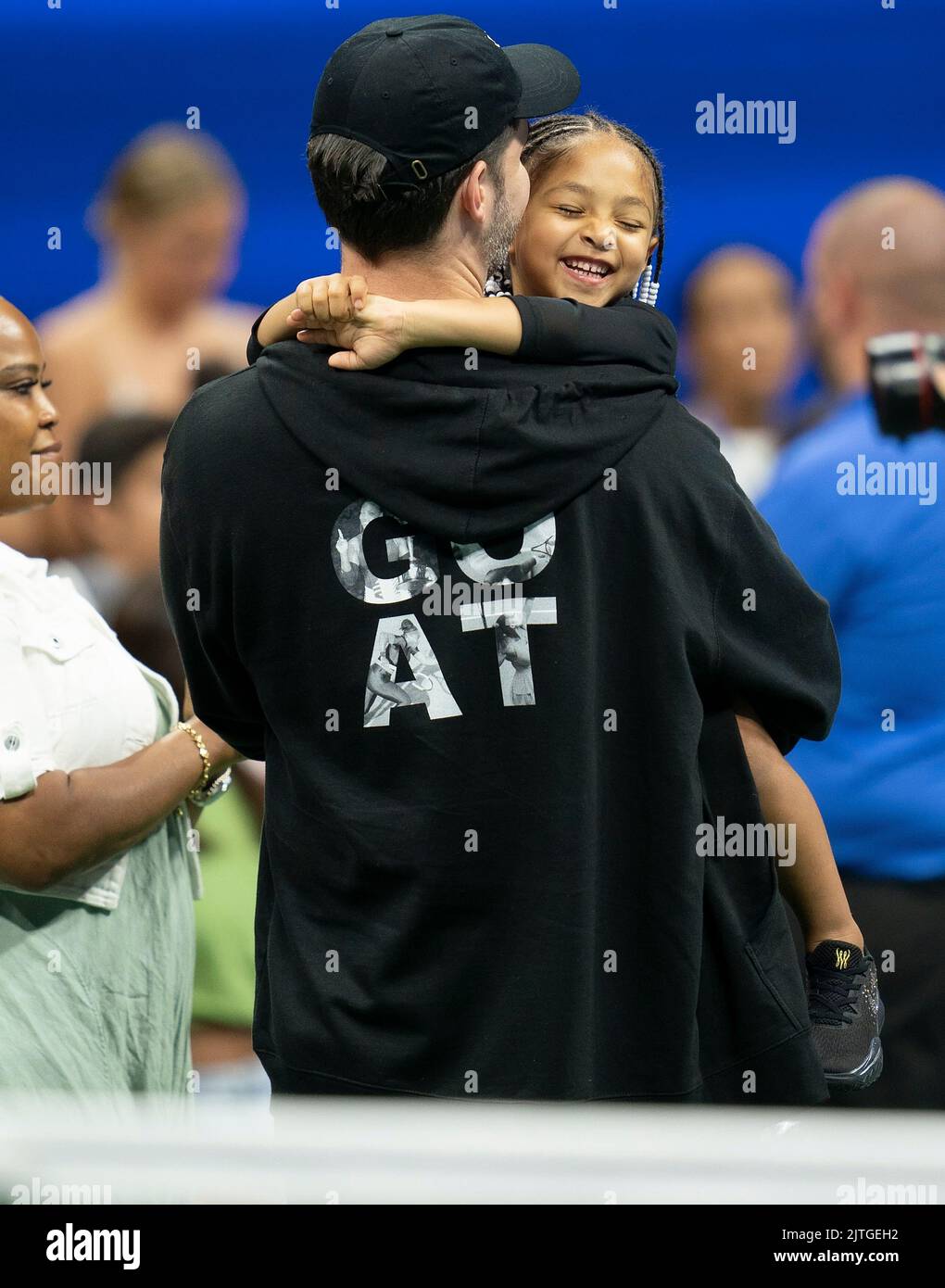 Alexis ohanian and olympia and serena hi-res stock photography and ...