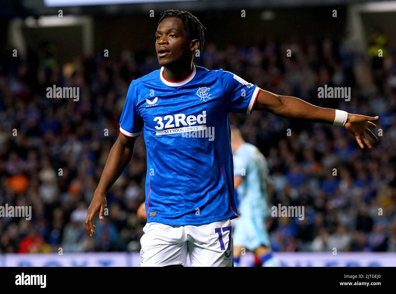 Rangers' Rabbi Matondo during the Premier Sports Cup second round match ...