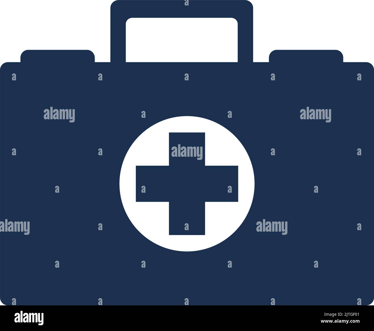 medical kit with cross Stock Vector Image & Art - Alamy
