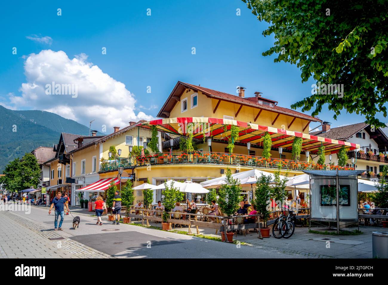 Old Garmisch Partenkirchen, Bavaria, Germany Stock Photo - Alamy