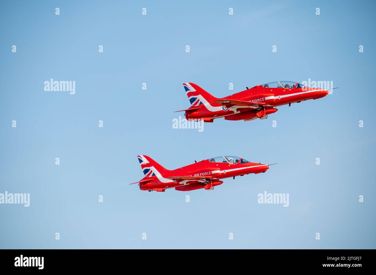 Rhyl air show red arrows hi-res stock photography and images - Alamy