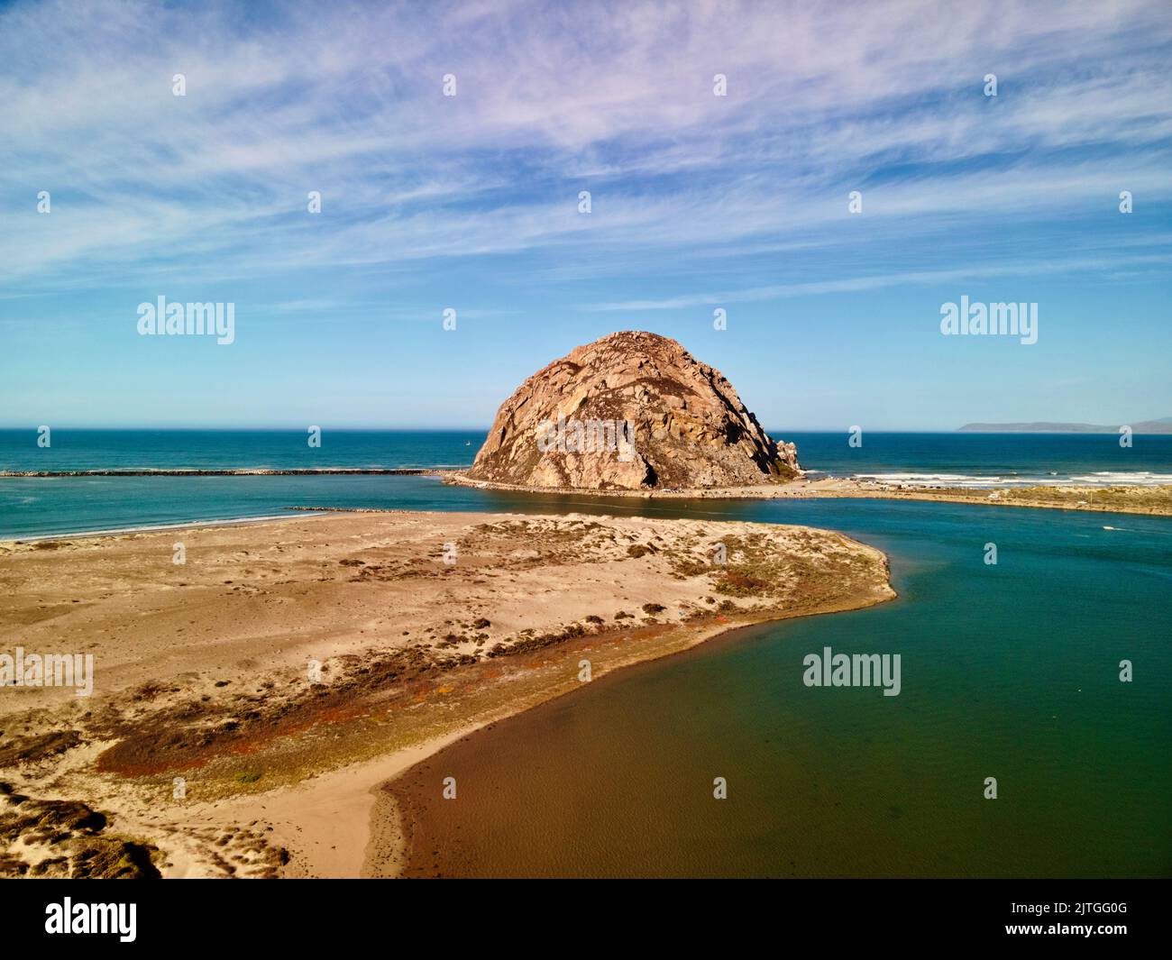 Morro Rock (Central California Stock Photo - Alamy