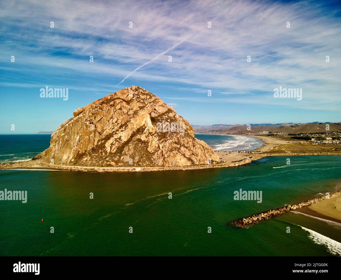 Morro Rock (Central California Stock Photo - Alamy