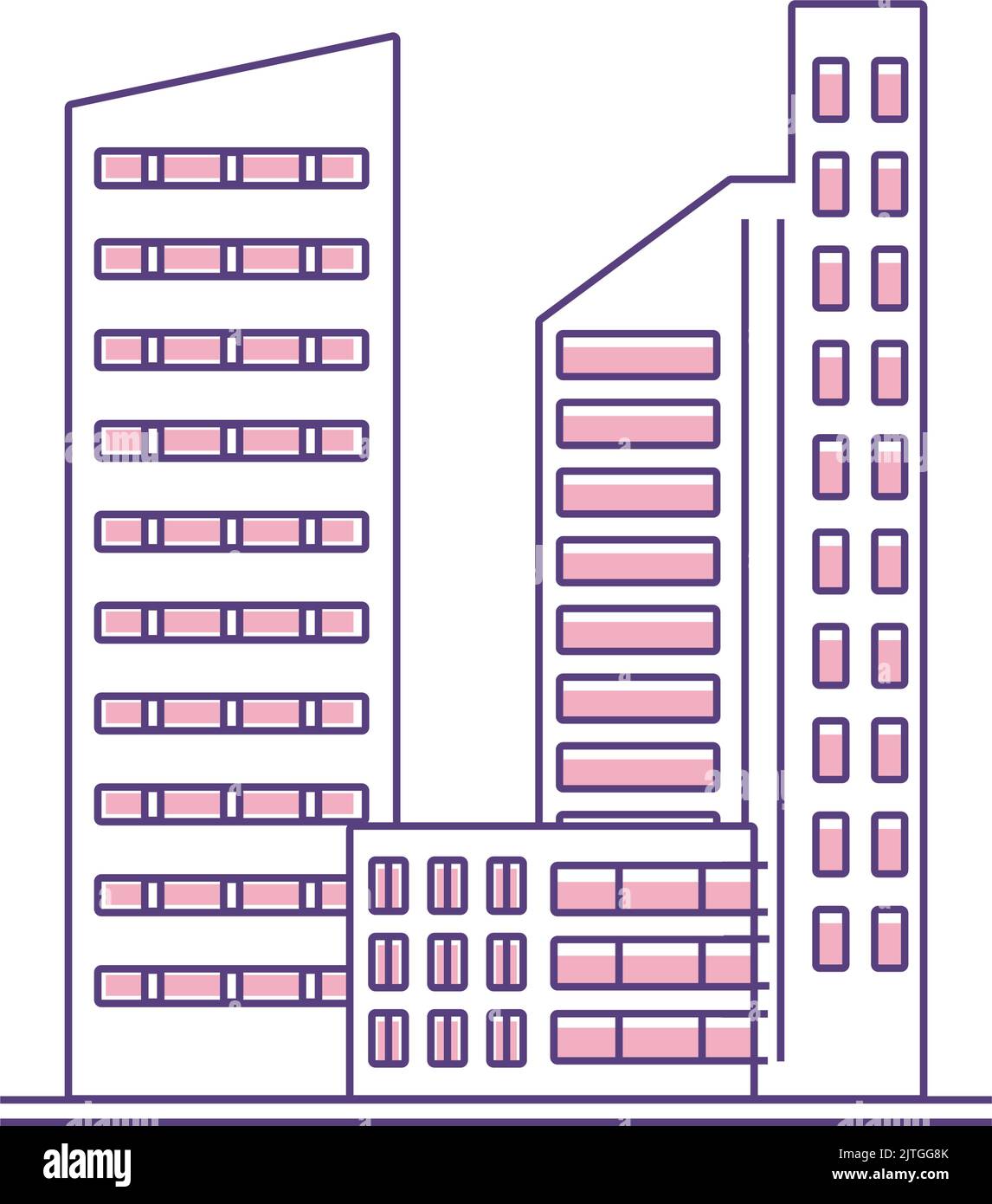 buildings city line urban Stock Vector Image & Art - Alamy