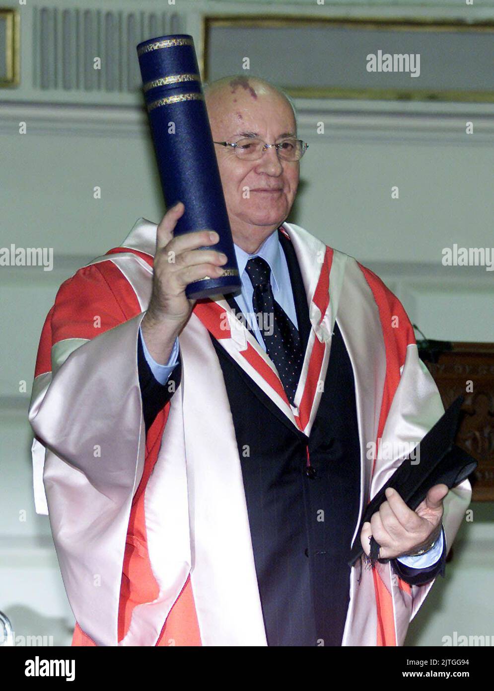 File photo dated 08/01/2002 of former Soviet Union President Mikhail ...