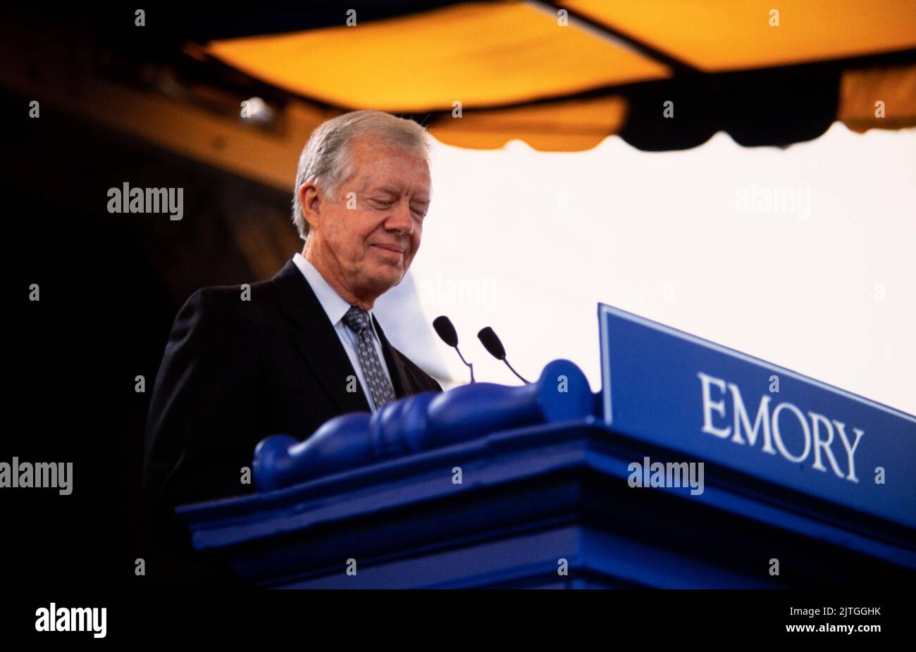 Former President Jimmy Carter introduces Mikhail Gorbachev as the ...