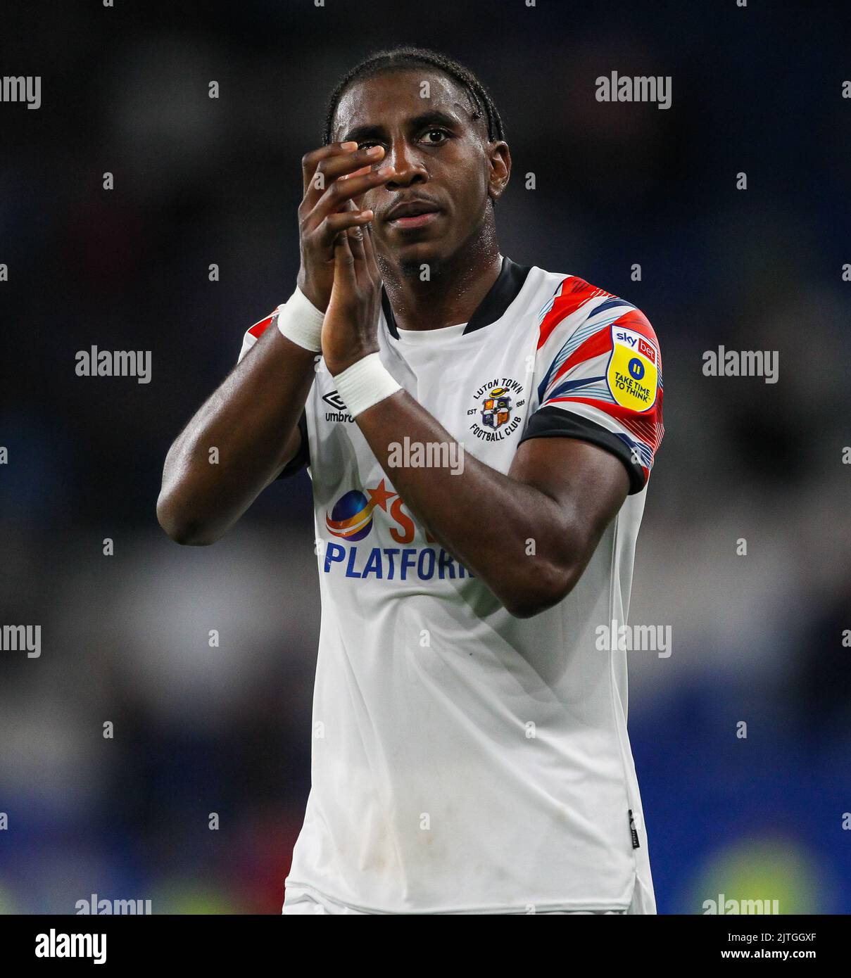 Away football fans at luton hi-res stock photography and images - Alamy