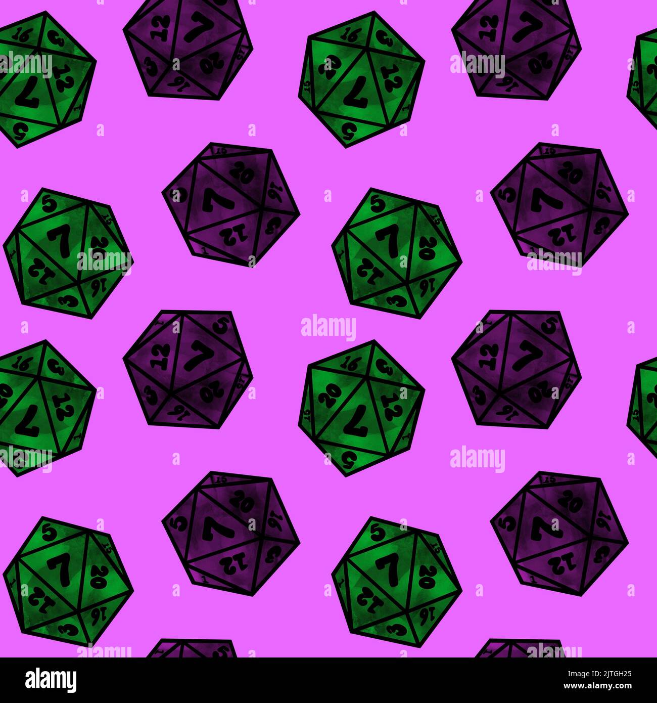 Game dice seamless geometric numbers kids and gamers pattern for ...