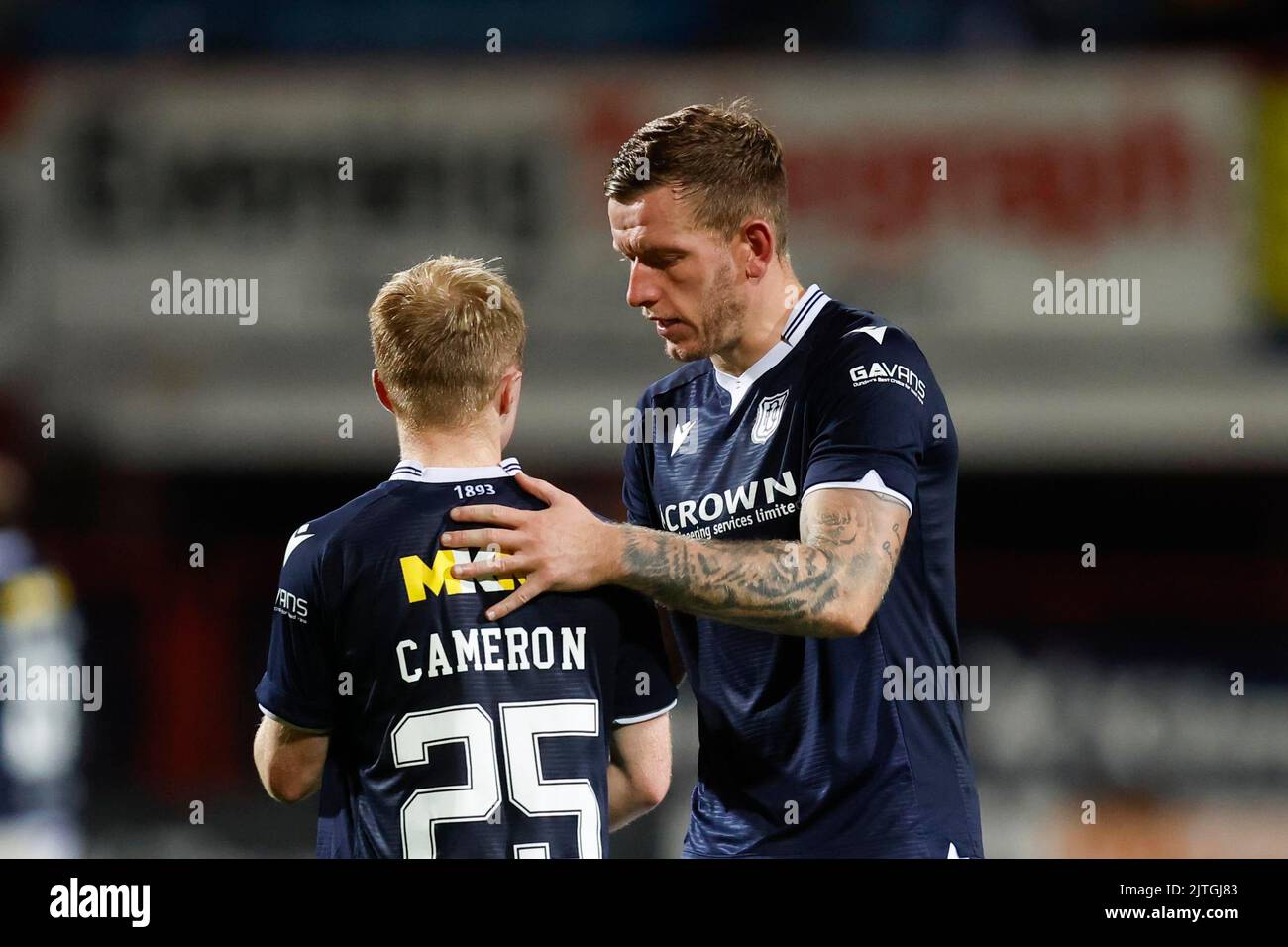 30th August 2022; Dens Park, Dundee, Scotland: Scottish League Cup ...