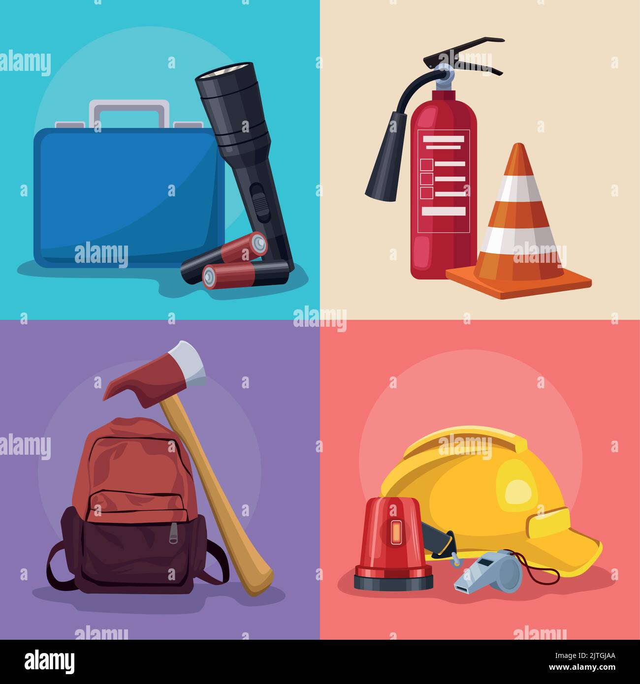 four emergency service icons Stock Vector Image & Art - Alamy