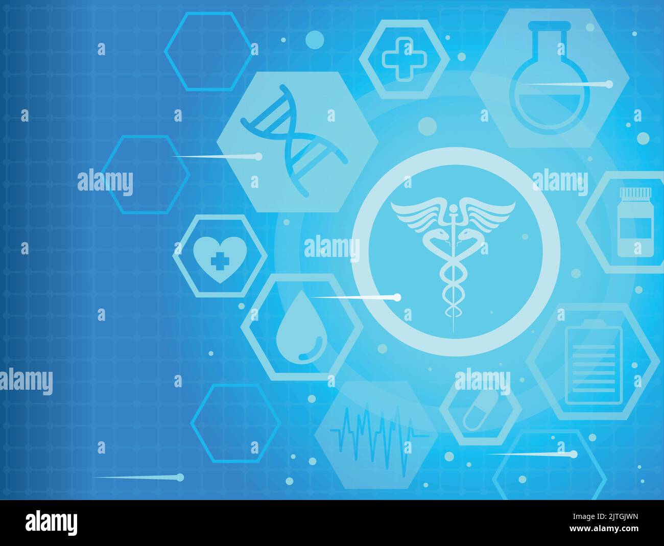 medical tech with icons Stock Vector Image & Art - Alamy