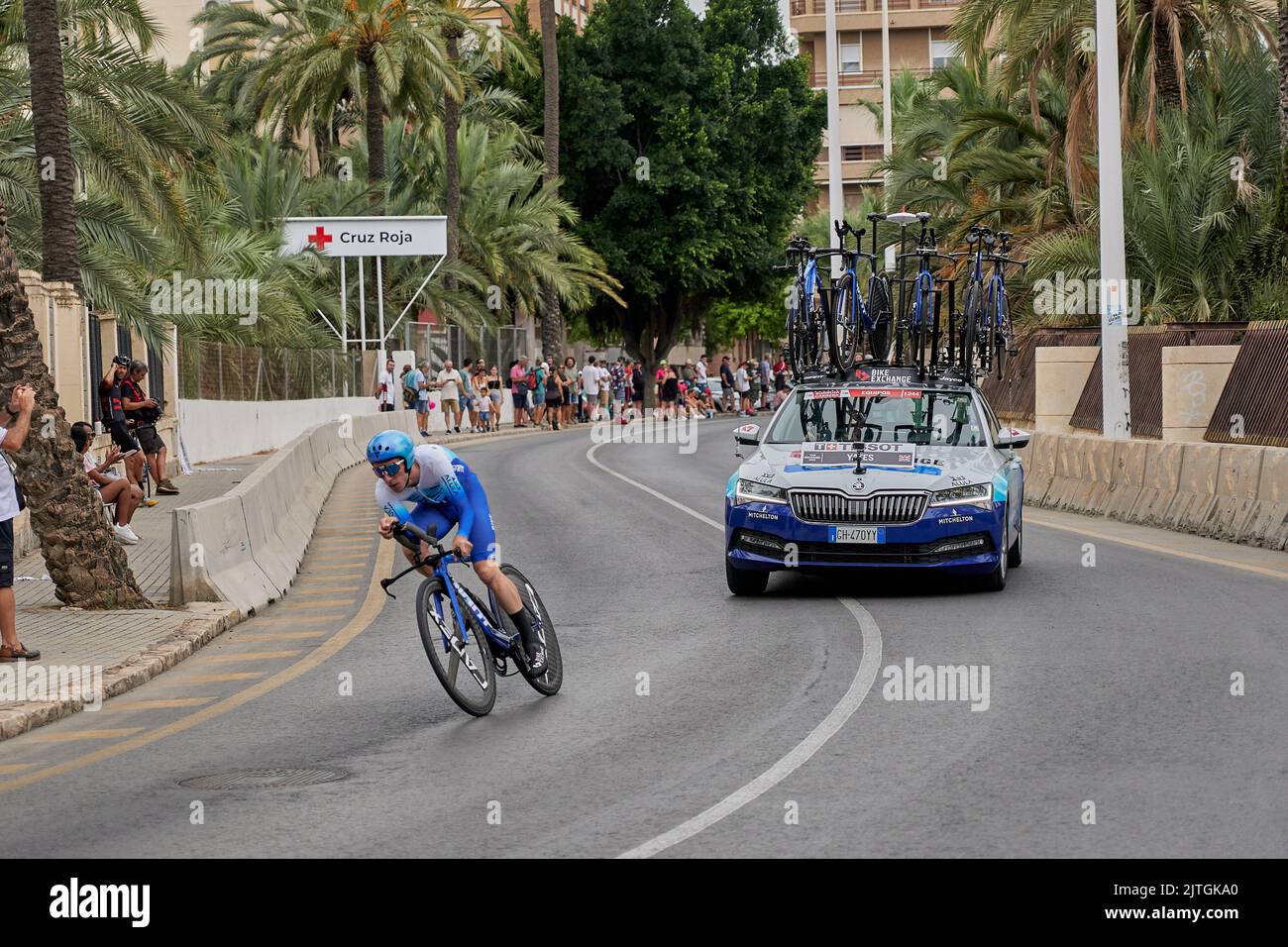 Elche Alicante Spain 30 8 2022: Simon Yates, brittish cyclist of the ...