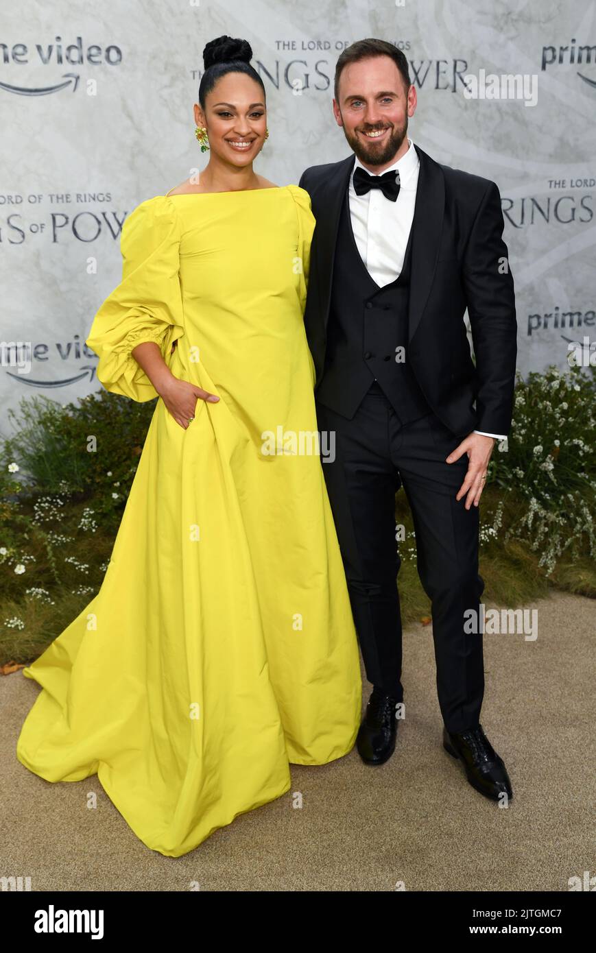 August 30th, 2022. London, UK. Cynthia Addai-Robinson and Thomas ...