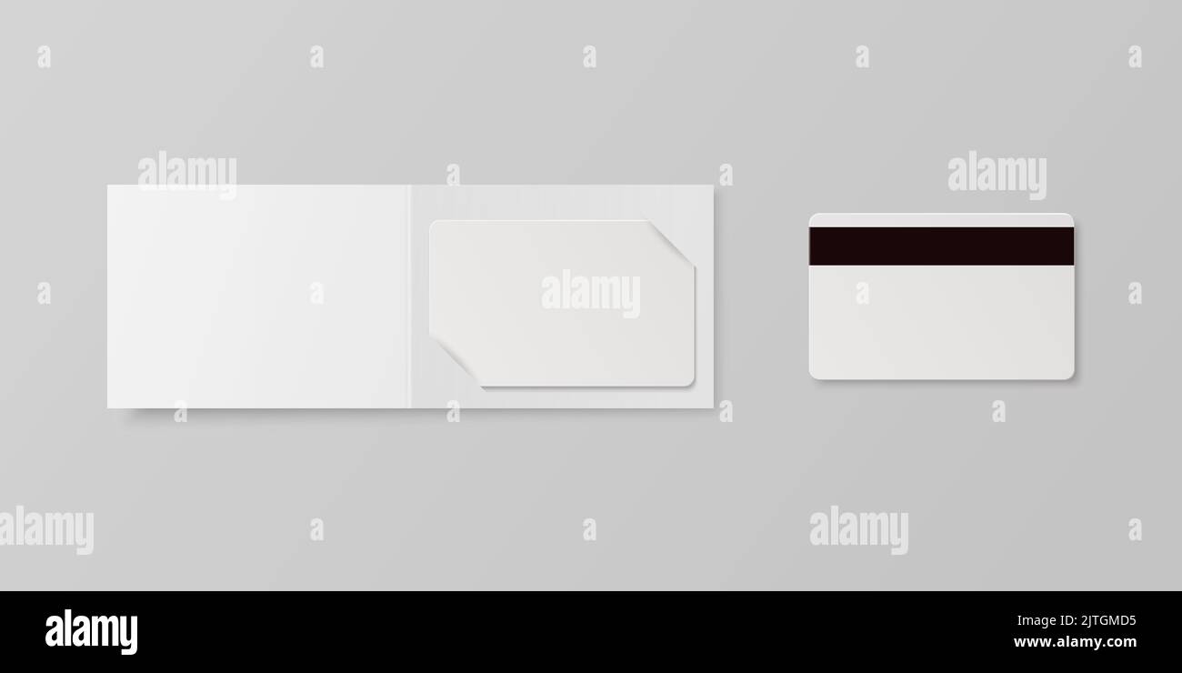 Vector 3d Realistic White Guest Room, Plastic Hotel Apartment Keycard ...