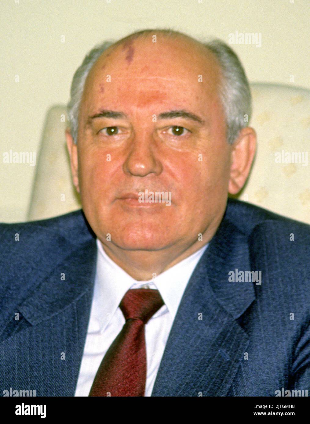 President Mikhail Gorbachev of the Union of Soviet Socialist Republics ...
