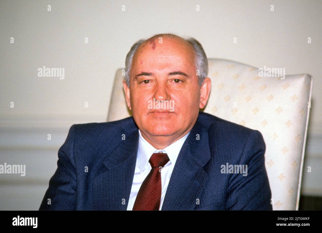 President Mikhail Gorbachev of the Union of Soviet Socialist Republics ...