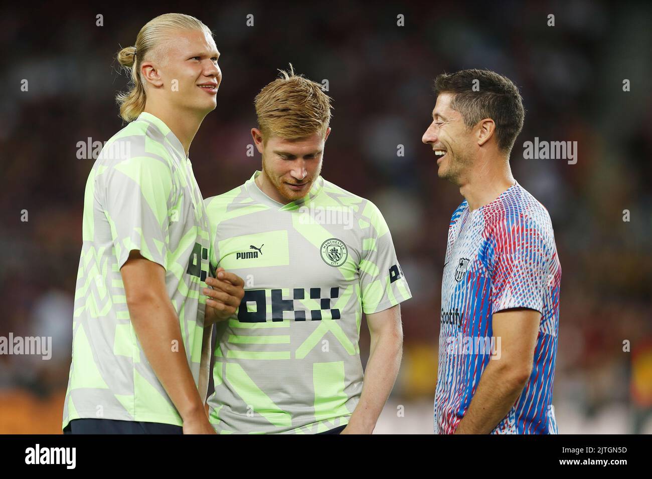 Haaland lewandowski hi-res stock photography and images - Alamy