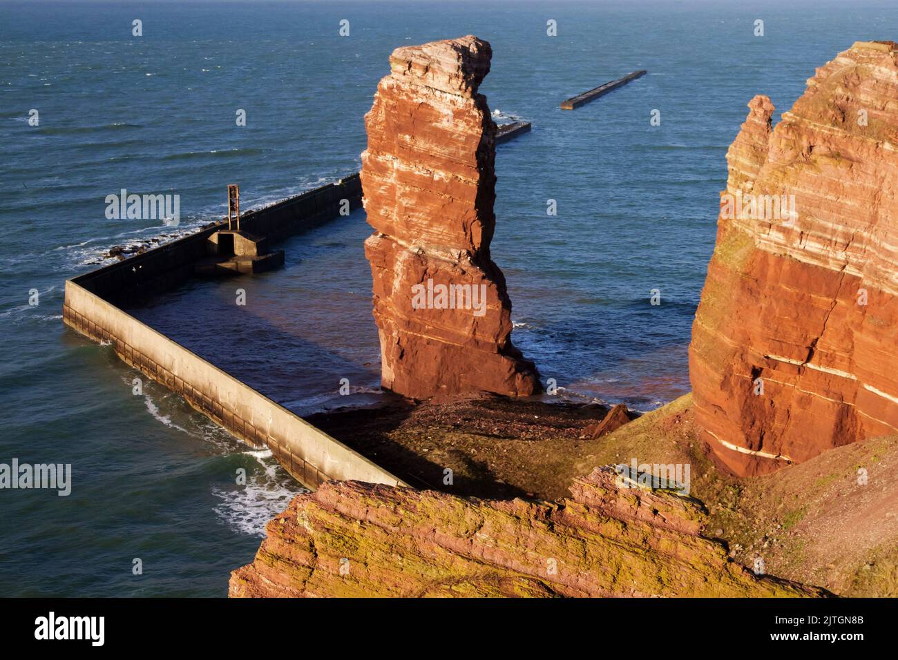 Lange Anna at the island Helgoland, Germany, Schleswig-Holstein ...