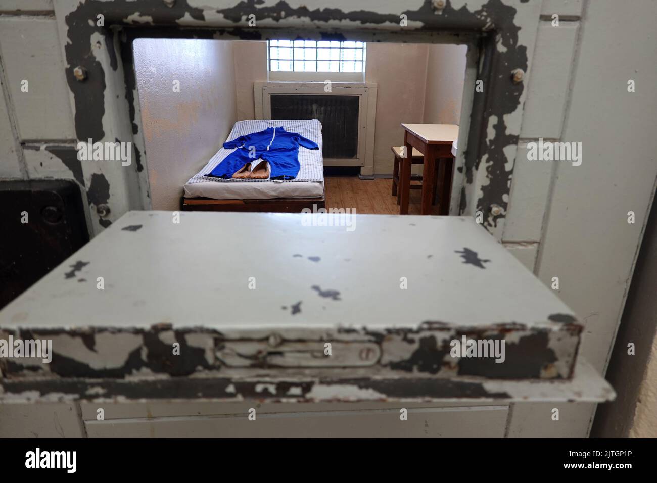 Memorial STASI prison Hohenschoenhausen, Germany, Berlin Stock Photo ...