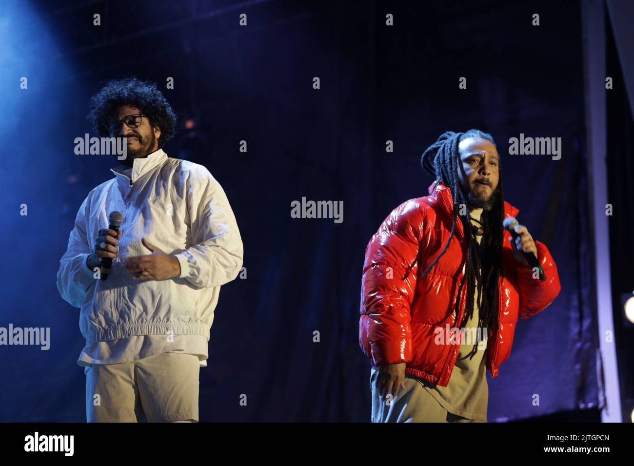 Rio De Janeiro, Brazil. 30th Aug, 2022. Rapper Criolo performed on the ...