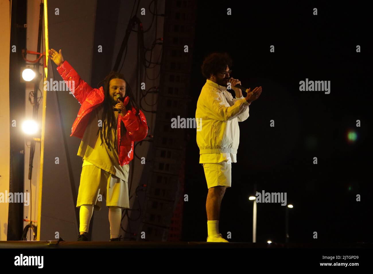 Rio De Janeiro, Brazil. 30th Aug, 2022. Rapper Criolo performed on the ...