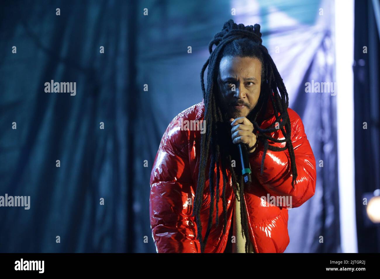 RIO DE JANEIRO, RJ - 30.08.2022: VASCO X CORITIBA - Rapper Criolo ...