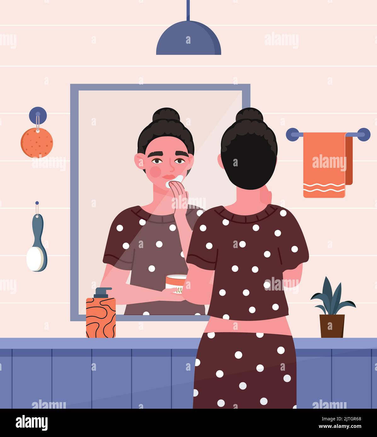 Skin Care concept Stock Vector Image & Art - Alamy