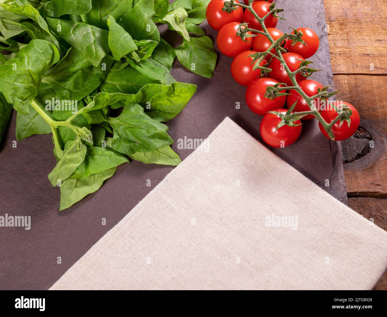 Raw spinach screw noodles, vegetarian, vegan . Healthy food Stock Photo ...