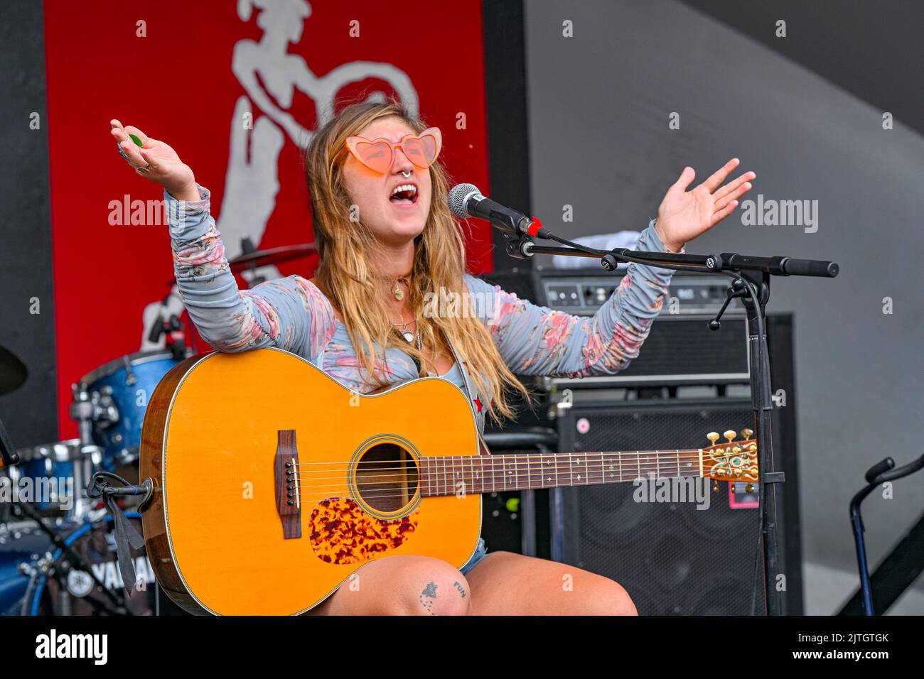 Country singer, Sierra Ferrell, Edmonton Folk Music Festival, Edmonton ...