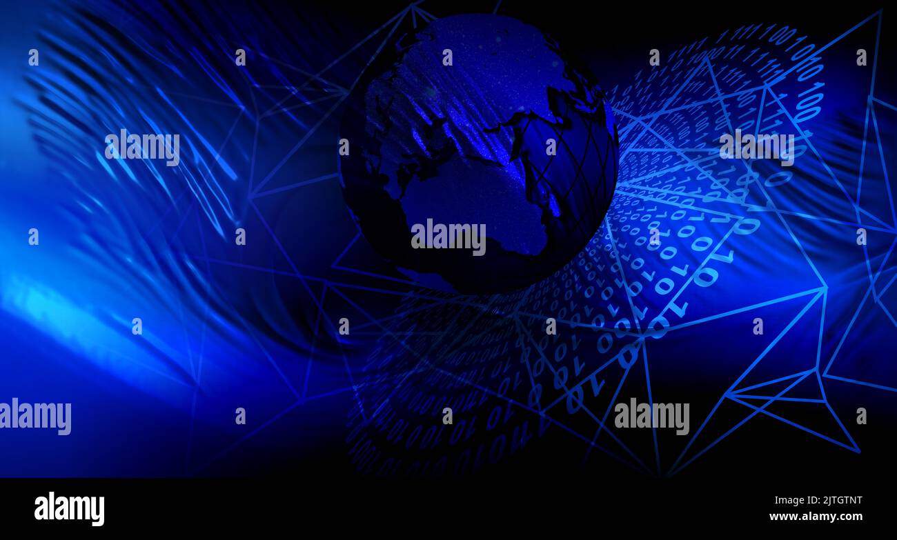 An illustration of abstract technology background concept Stock Photo ...