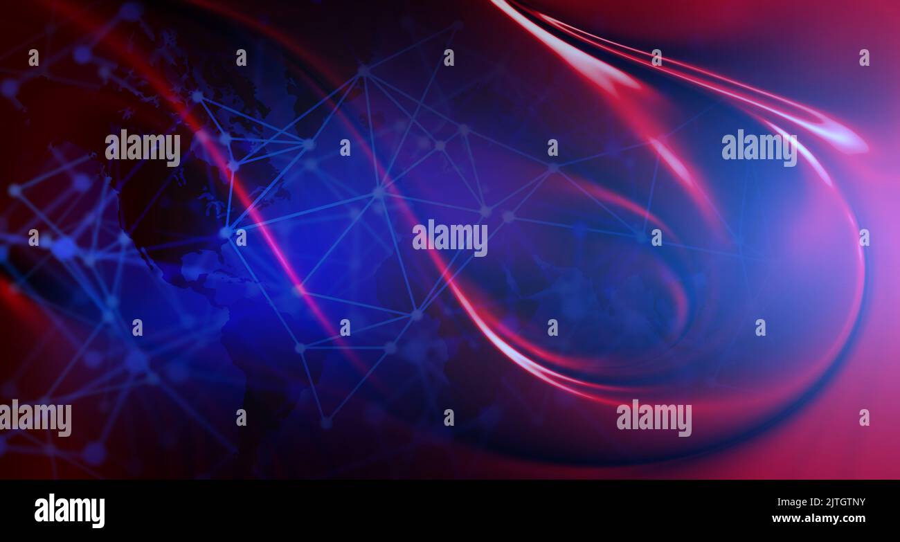 An illustration of abstract technology background concept Stock Photo ...