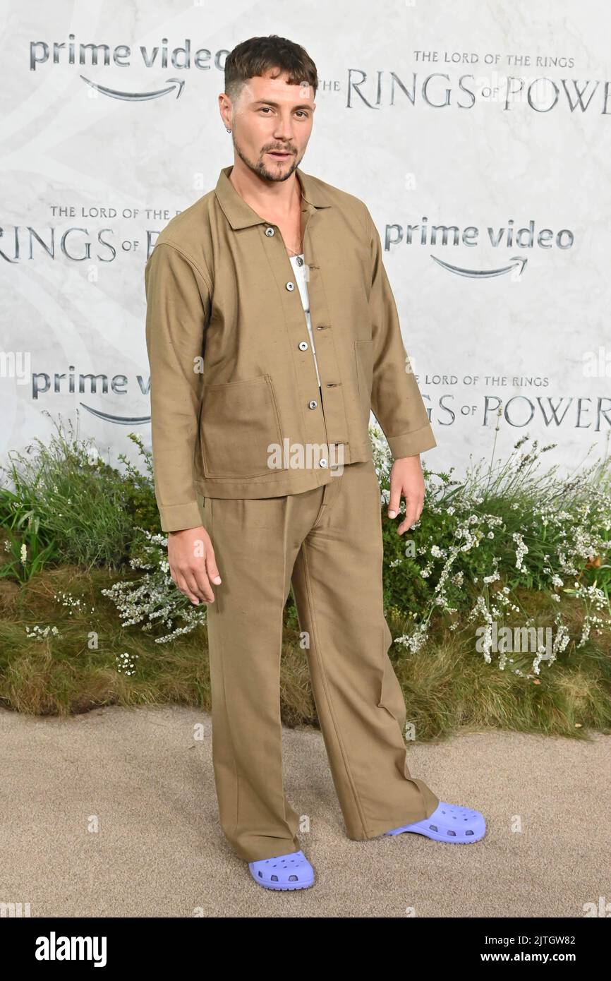 London, UK. - 30th August 2022. Augustus Prew arrives at The Lord of ...