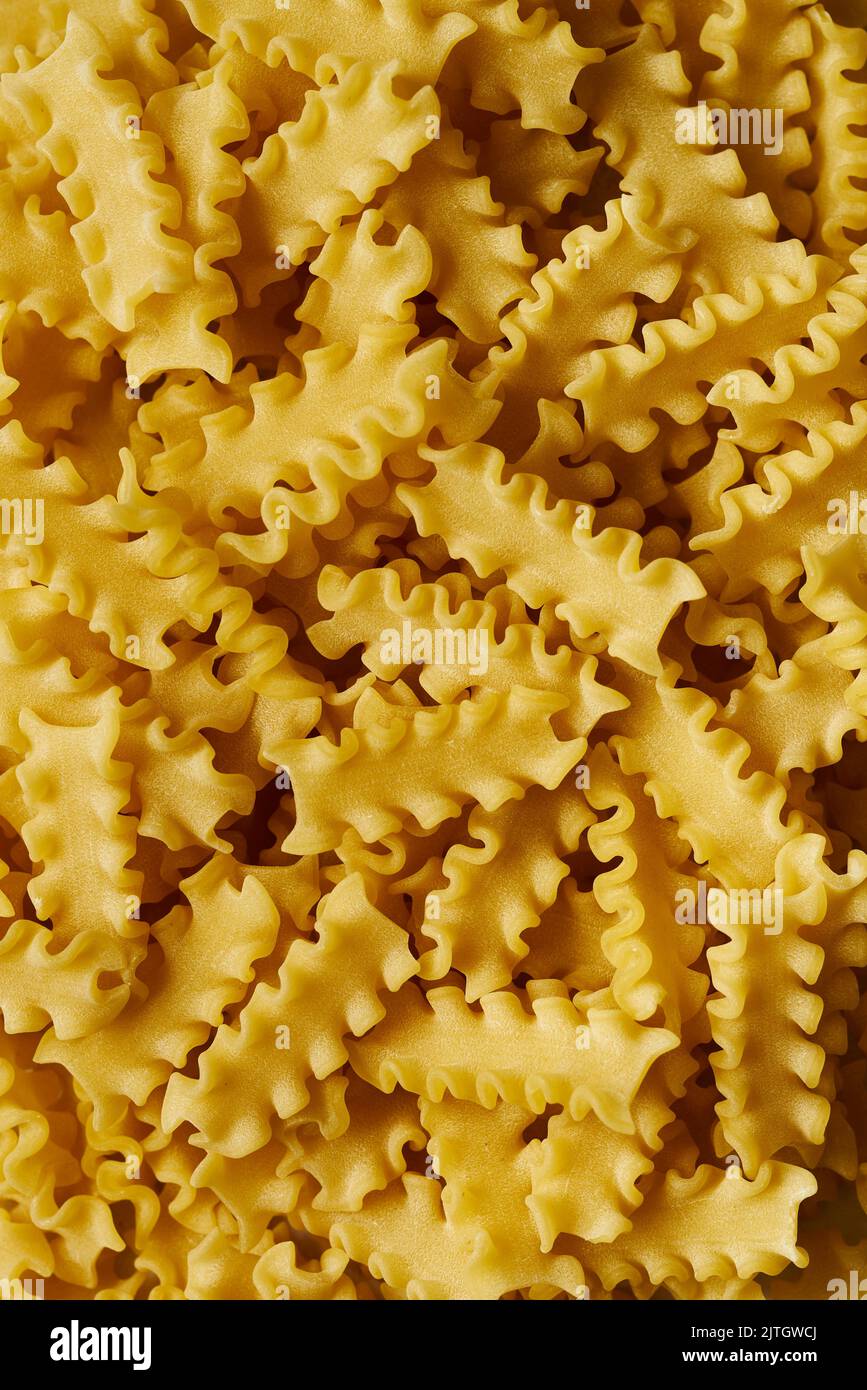 Mafalda Corta Pasta Close Up Stock Photo - Alamy