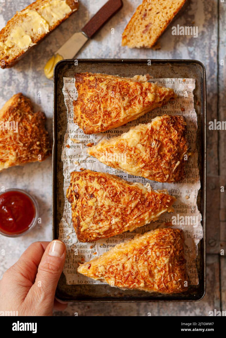 Brummie bacon cakes hi-res stock photography and images - Alamy