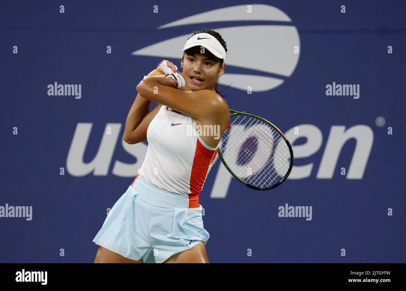 Alize cornet emma raducanu first round hi-res stock photography and ...