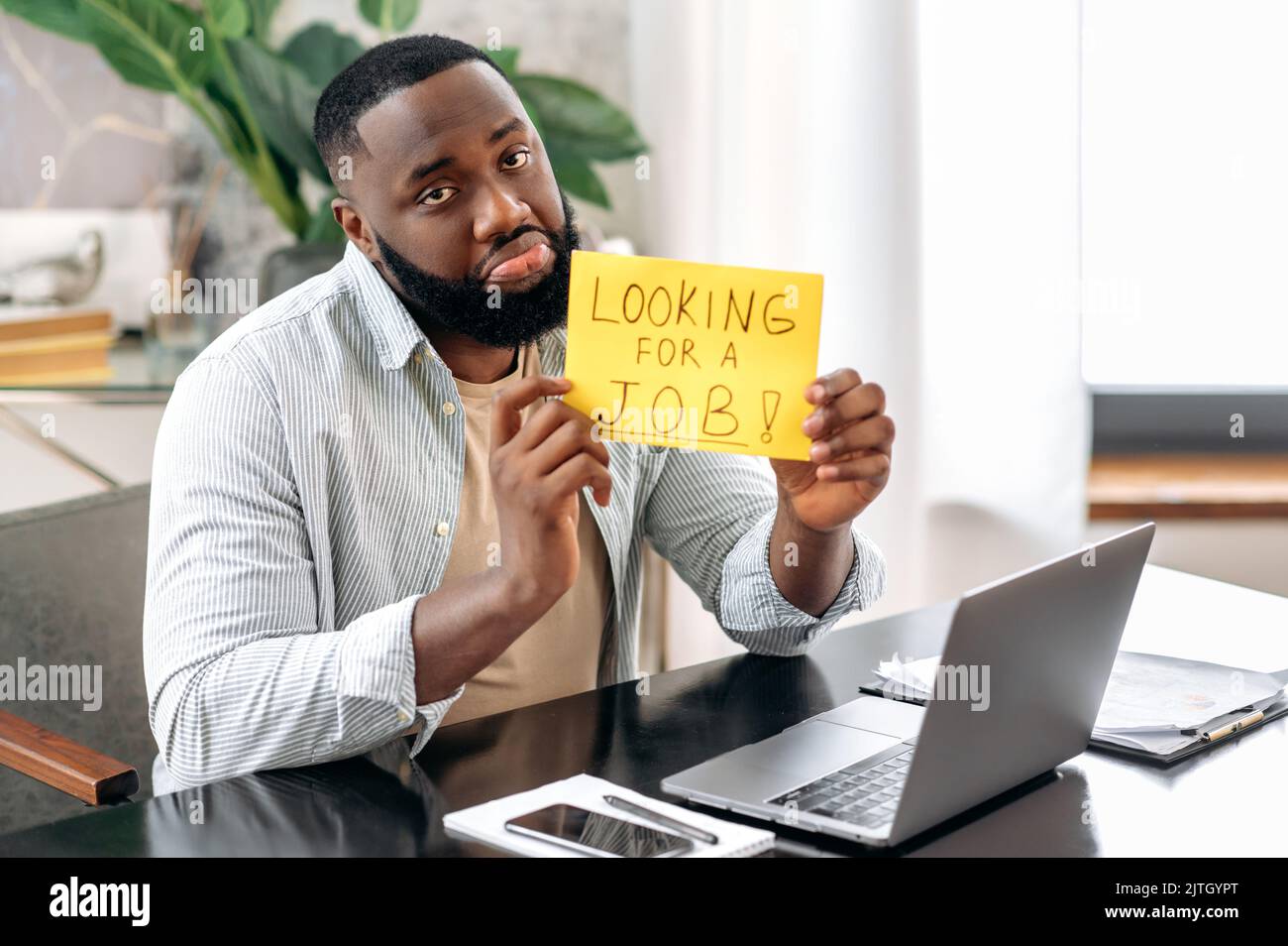 Sad Unemployed People