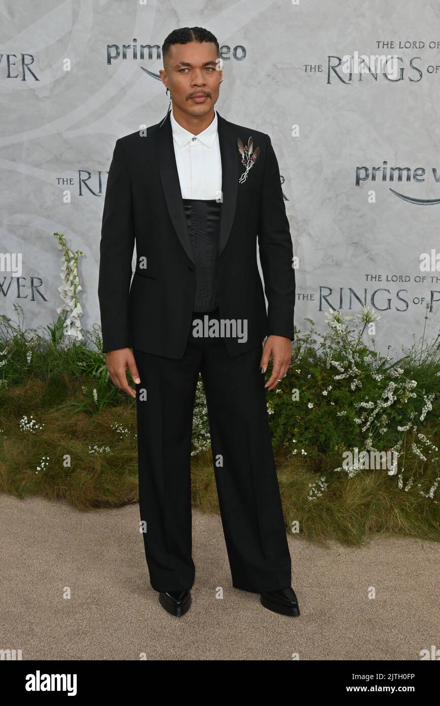 London, UK - 30 August 2022 Ismael Cruz Cordoba at The Lord of the ...