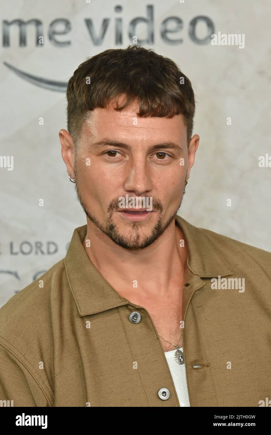 London, UK - 30 August 2022 Augustus Prew at The Lord of the Rings, The ...